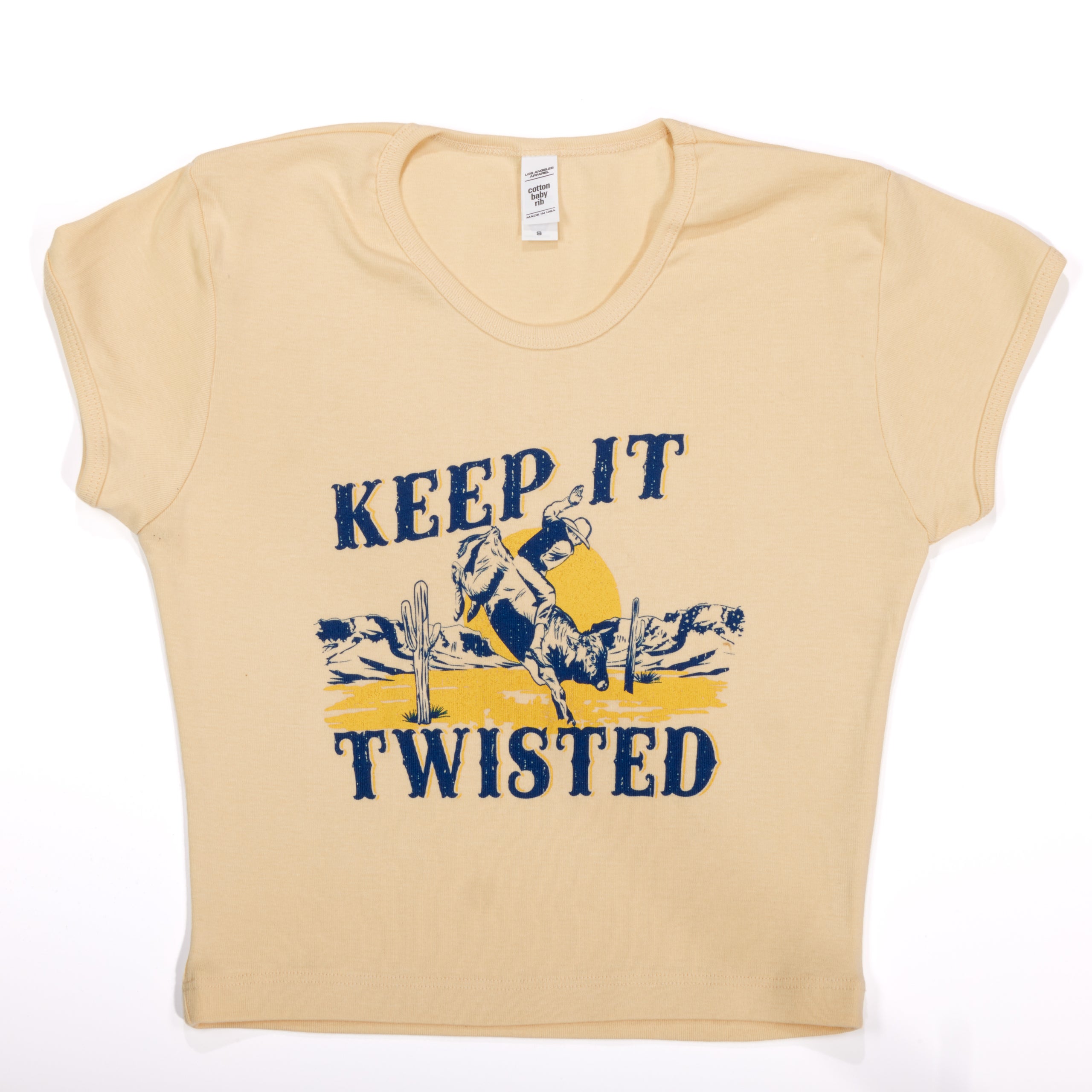 w ivory keep it twisted baby tee $ 26 . 00