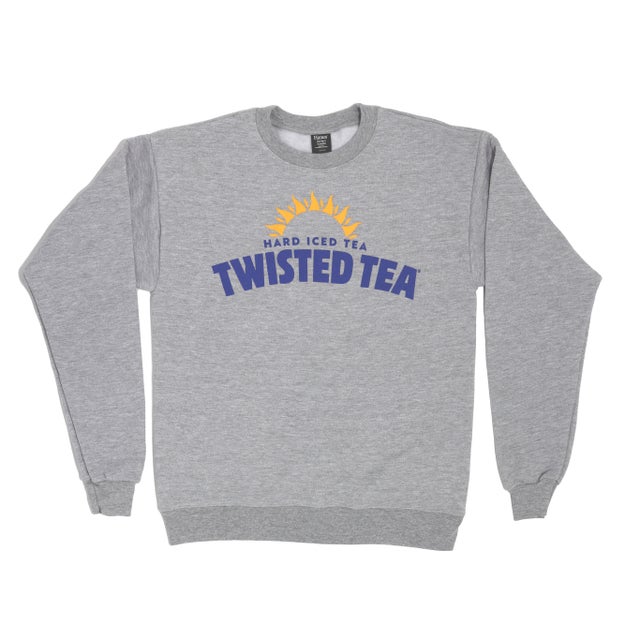 Grey Sun Logo Crewneck Sweatshirt