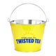 yellow metal bucket $ 10 . 00